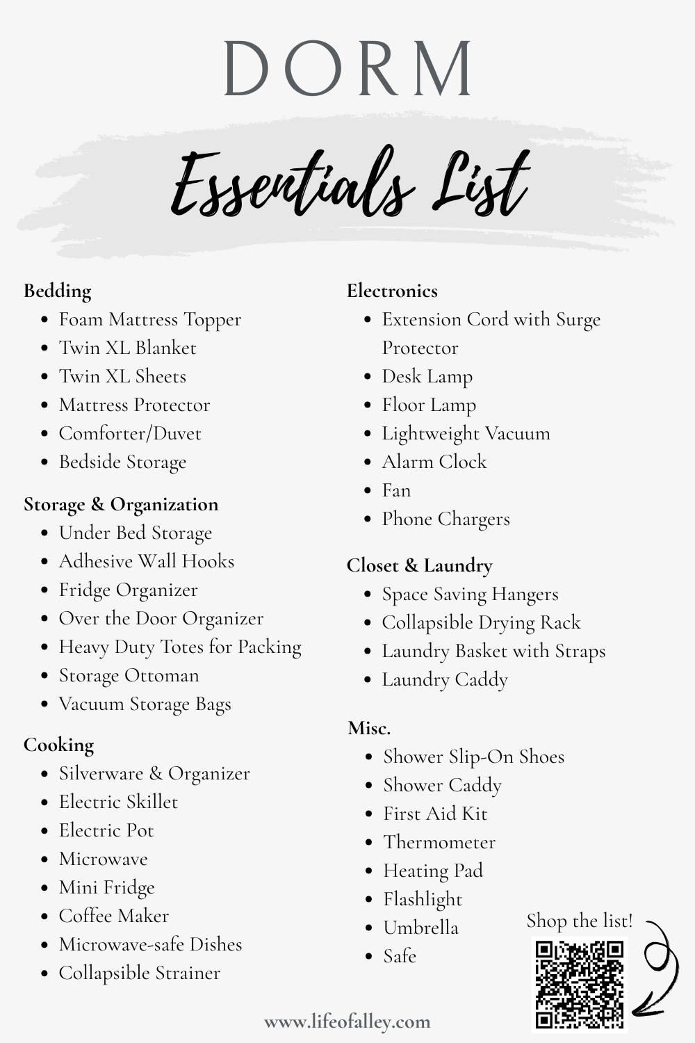 Top Dorm Room Essentials for College Students in 2025 - Life of Alley